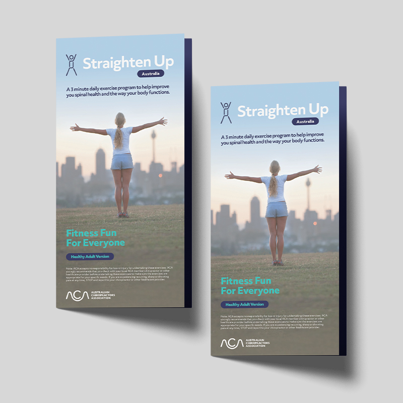 Shop - Straighten Up Brochure: Adult (Set of 50) – ACA
